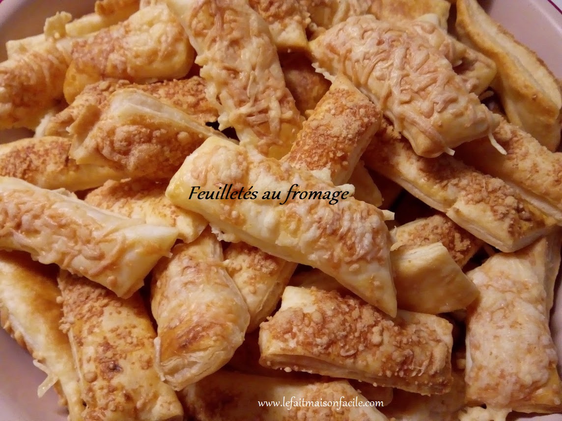 Recette Feuilletés au fromage et à la moutarde - Le fait maison facile